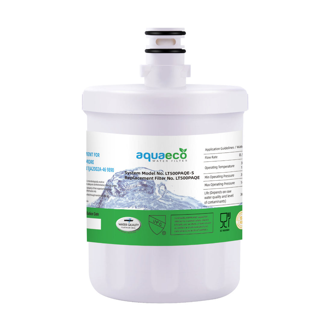 LG LT500P, 5231JA2002A Compatible Water Filter - Pacific Filters